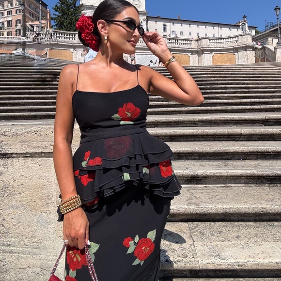 Zara | Skirts | Zara Floral Viral Set | Poshmark